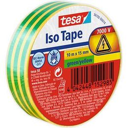 Tesa Iso Tape Isolierband grün 15,0 mm x 10,0 m 1 Rolle