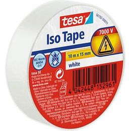 Tesa Iso Tape Isolierband weiß 15,0 mm x 10,0 m 1 Rolle