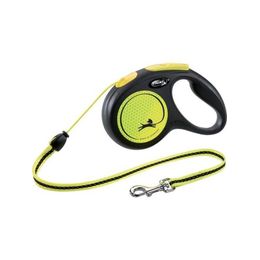 Flexi New Neon yellow leash M 5M 20KG