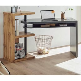 MCA furniture Regal-Schreibtisch Moura (Laptoptisch mit schwenkbarer Tischplatte und Regal