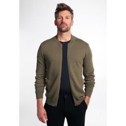 Eterna Cardigan olive M M 100% Wolle (Merino)