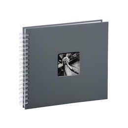 Hama "Fine Art" Spiral Album 28 x 24 cm 50 White Pages grey