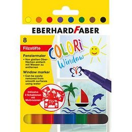 Eberhard Faber COLORi Fenstermalfarben farbsortiert 8 St.