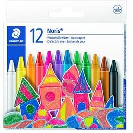 Staedtler Noris Club® 220 Wachsmalkreiden farbsortiert, 12 St.