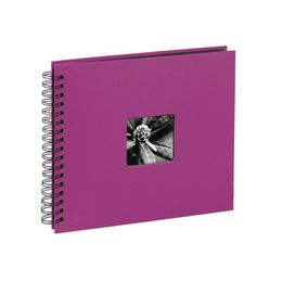 Hama "Fine Art" Spiral Album 36 x 32 cm 50 Black Pages pink