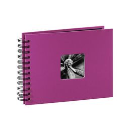 Hama "Fine Art" Spiral Album 24 x 17 cm 50 Black Pages pink