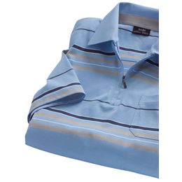 Poloshirt Hajo "Poloshirt" Gr. 52/54, blau (hellblau) Herren Shirts Kurzarm