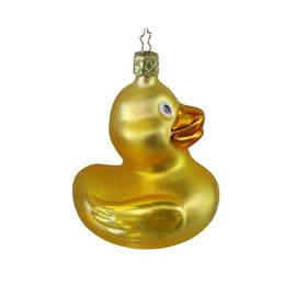 Inge Glas INGE-GLAS® Christbaumschmuck INGE-GLAS Weihnachts-Hänger Bade-Ente (1-tlg)