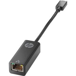 HP USB-C to RJ45 Adapter RJ-45 (Ethernet) zu USB Typ C, 10,4 cm, schwarz