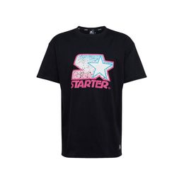 Starter Black Label Shirt Herren Gr&ouml;&szlig;e XS pink / schwarz / wei&szlig;