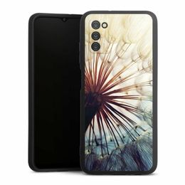 DeinDesign Handyhülle Pusteblume Fotografie Blumen Dandelion 1, Samsung Galaxy A03s Silikon Hülle Premium Case Handy Schutzhülle, schwarz