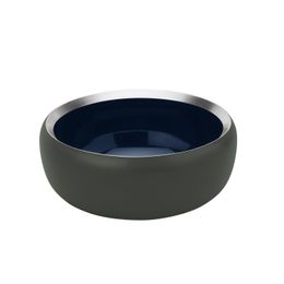 Stelton Obstschale Ora Mitternachtsblau 15 cm, Edelstahl mit Pulverbeschichtung