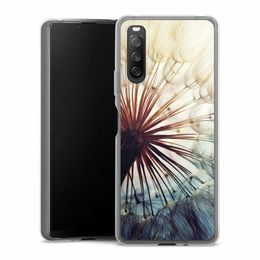 DeinDesign Handyhülle Pusteblume Fotografie Blumen Dandelion 1, Sony Xperia 10 IV Silikon Hülle Bumper Case Handy Schutzhülle, weiß