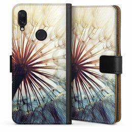 DeinDesign Handyhülle Pusteblume Fotografie Blumen Dandelion 1, Xiaomi Redmi Note 7 Hülle Handy Flip Case Wallet Cover, schwarz