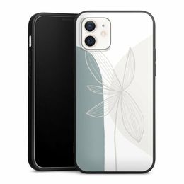 DeinDesign Handyhülle Blume Boho Pastell Flower and Shapes No 3-Anastasia Sawall, Apple iPhone 12 Silikon Hülle Premium Case Handy Schutzhülle
