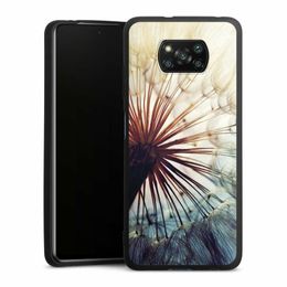 DeinDesign Handyhülle Pusteblume Fotografie Blumen Dandelion 1, Xiaomi Poco X3 Pro Silikon Hülle Premium Case Handy Schutzhülle, schwarz