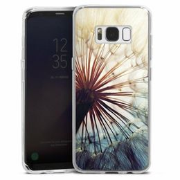 DeinDesign Handyhülle Pusteblume Fotografie Blumen Dandelion 1, Samsung Galaxy S8 Silikon Hülle Bumper Case Handy Schutzhülle, weiß, transparent