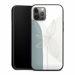 DeinDesign Handyhülle Blume Boho Pastell Flower and Shapes No 3-Anastasia Sawall, Apple iPhone 12 Pro Max Silikon Hülle Premium Case Handy Schutzhülle