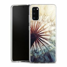 DeinDesign Handyhülle Pusteblume Fotografie Blumen Dandelion 1, Samsung Galaxy S20 Silikon Hülle Bumper Case Handy Schutzhülle, weiß, transparent
