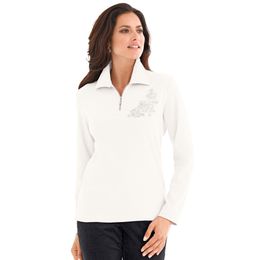 Poloshirt Classic Basics "Poloshirt" Gr. 54, weiß (wollweiß) Damen Shirts Jersey