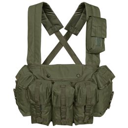 Mil-Tec Chest Rigg Einsatzweste 6-Pocket oliv
