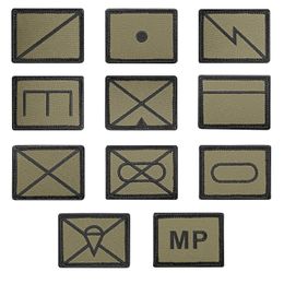 Militärische Symbole Textil Patch oliv Pionier Truppen