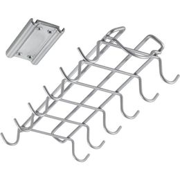 Metaltex Deckenhaken Slide-Hooks, (Set), für Becher, Tassen, Polytherm® Beschichtung, ausziehbar, grau