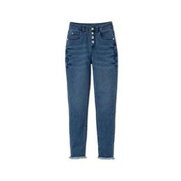 Tchibo High-Waist-Jeans - Dunkelblau - Kinder - Gr.: 146/152