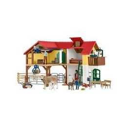 Schleich Farm World Bauernhaus mit Stall und Tieren, Spielfigur Serie: Farm World Art: Spielfigur Altersangabe: von 36 Monaten bis 8 Jahren Zielgruppe: Schulkinder, Kindergartenkinder