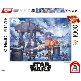 Schmidt Spiele Puzzle The Battle of Hoth, 1000 Puzzleteile, Made in Europe, bunt