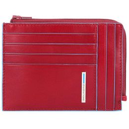 Piquadro Blue Square Kreditkartenetui RFID Leder 12 cm red