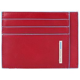 Piquadro Blue Square Kreditkartenetui RFID Leder 11,5 cm red