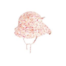 Chaplino Baseball Cap mit Schmetterlingen und Nackenschutz, rosa