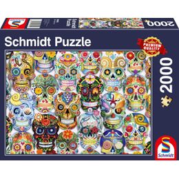 Schmidt Spiele Puzzle La Catrina, 2000 Puzzleteile, Made in Germany, bunt