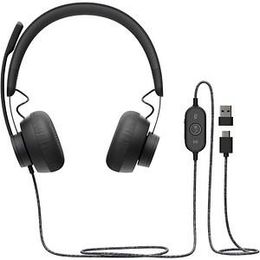 Logitech Zone Wired Microsoft Teams USB-Headset schwarz