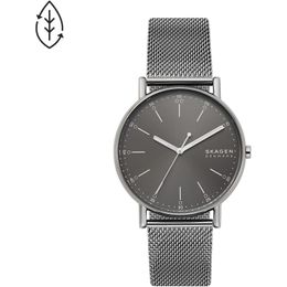 Quarzuhr Skagen "SIGNATUR, SKW6577" Armbanduhren grau Herren Quarzuhren