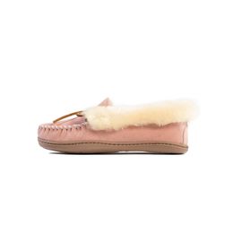 Minnetonka Mokassin 'Alpine' Damen Gr&ouml;&szlig;e 36 champagner / hellbeige