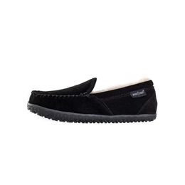 Minnetonka Mokassin 'Tempe' Damen Gr&ouml;&szlig;e 39 schwarz / wei&szlig;