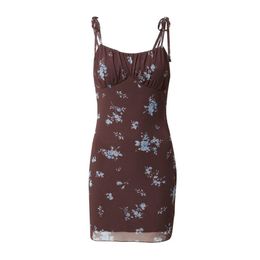 ABOUT YOU x Antonia Kleid 'May' Damen Gr&ouml;&szlig;e 42 hellblau / dunkelbraun