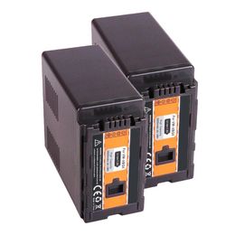 GOLDBATT 2x Akku für Panasonic VW-VBG6 AG-HCM41 AG-HCM41EU AG-HMC70 AG-HMC71 AG-HCM41 AG-HMC71E Kamera-Akku Ersatzakku 3900 mAh (7,2 V, 2 St)