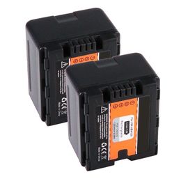 GOLDBATT 2x Akku für Panasonic VBN130 VBN130E VW-VBN130 SD800 SD900 TM900 X920M HS900 SD909 Kamera-Akku Ersatzakku 1250 mAh (7,2 V, 2 St)