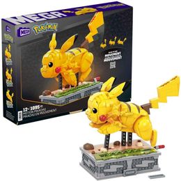 Mega Konstruktionsspielsteine Pokémon Pikachu, Bausatz, bunt|gelb
