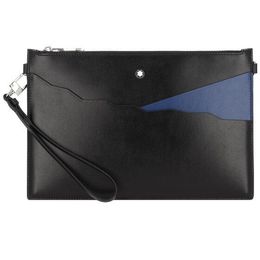 Montblanc Meisterstück Handgelenktasche Leder 30 cm black