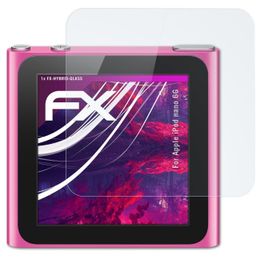 atFoliX Schutzfolie Panzerglasfolie für Apple iPod nano 6G