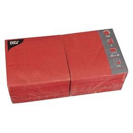 Papstar Servietten rot 3-lagig 20,0 x 20,0 cm 250 St.