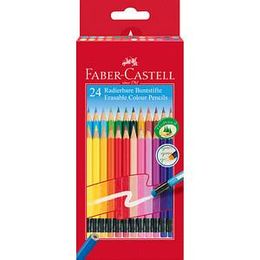 Faber-Castell Classic Colours Radierbare Buntstifte farbsortiert, 1 St.