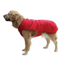 Fashion Dog Hunde-Regenmantel mit Fleecefutter - Rot 27 cm 1 St