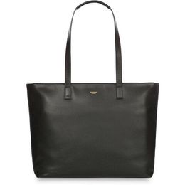 Knomo Mayfair Luxe Shopper Tasche Leder 37 cm black