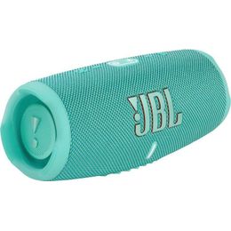 JBL Charge 5 Portabler Bluetooth-Lautsprecher (Bluetooth, 40 W, wasserdicht), blau