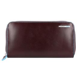 Piquadro Blue Square Geldbörse RFID Leder 19 cm mahogany